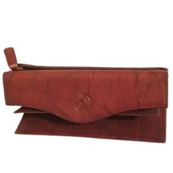 JG Hook | Bags | New Jg Hook Cowhide Burgundy Veined Top Grain Leather ...